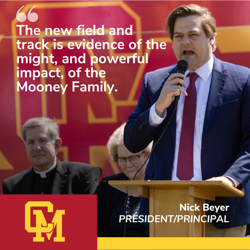 Ground broken on new track and field - Cardinal Mooney