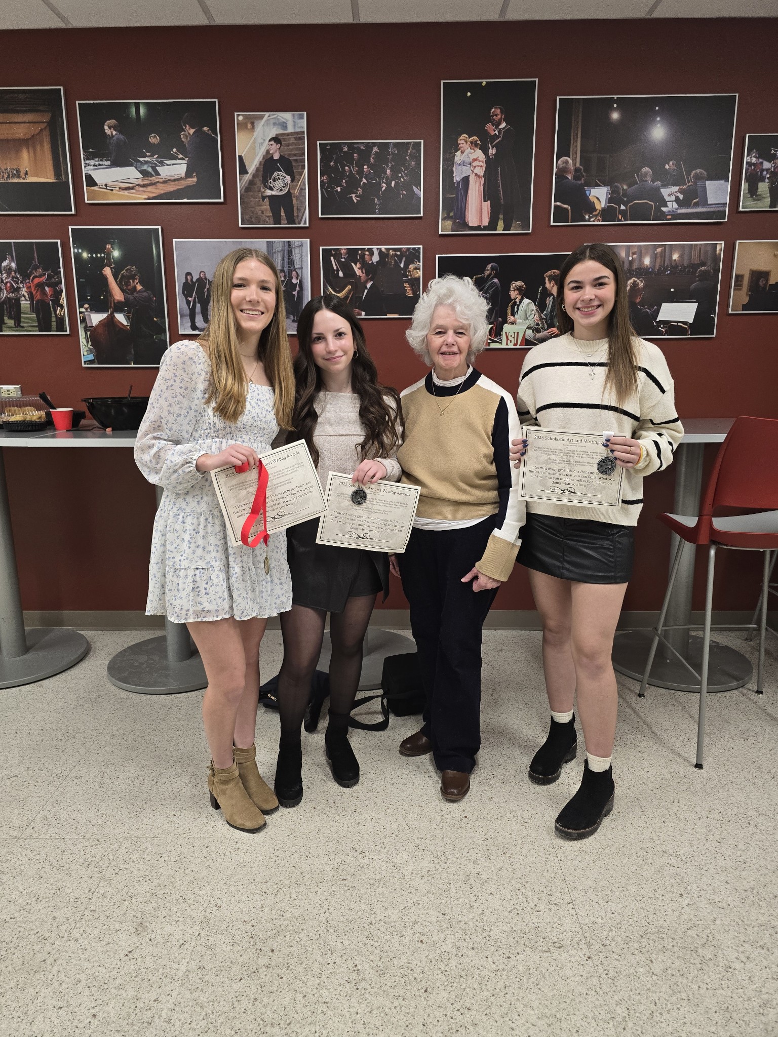 Scholastic winners honored at YSU - Cardinal Mooney