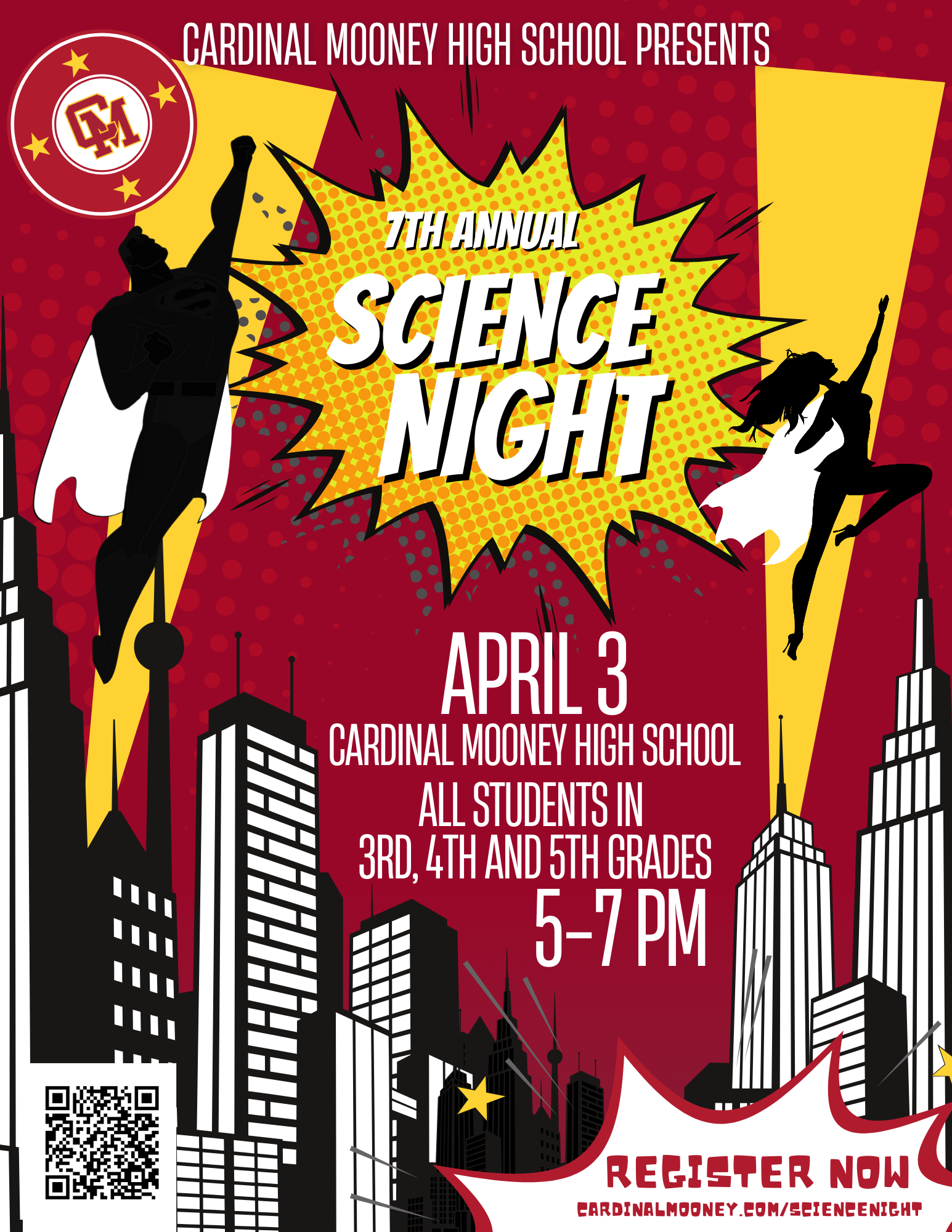 Science Night gets a super theme - Cardinal Mooney